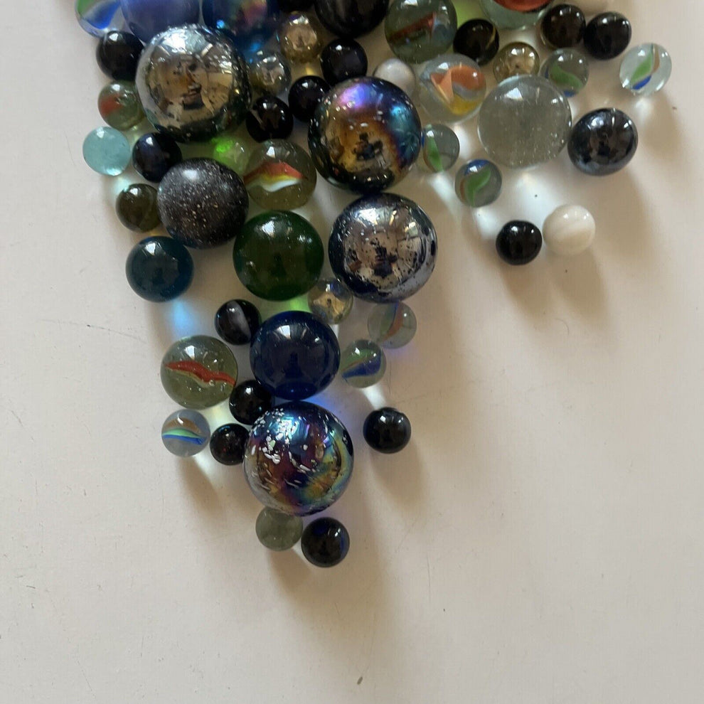 1.375kg Assorted Marbles Colours And Sizes – Retro Unit