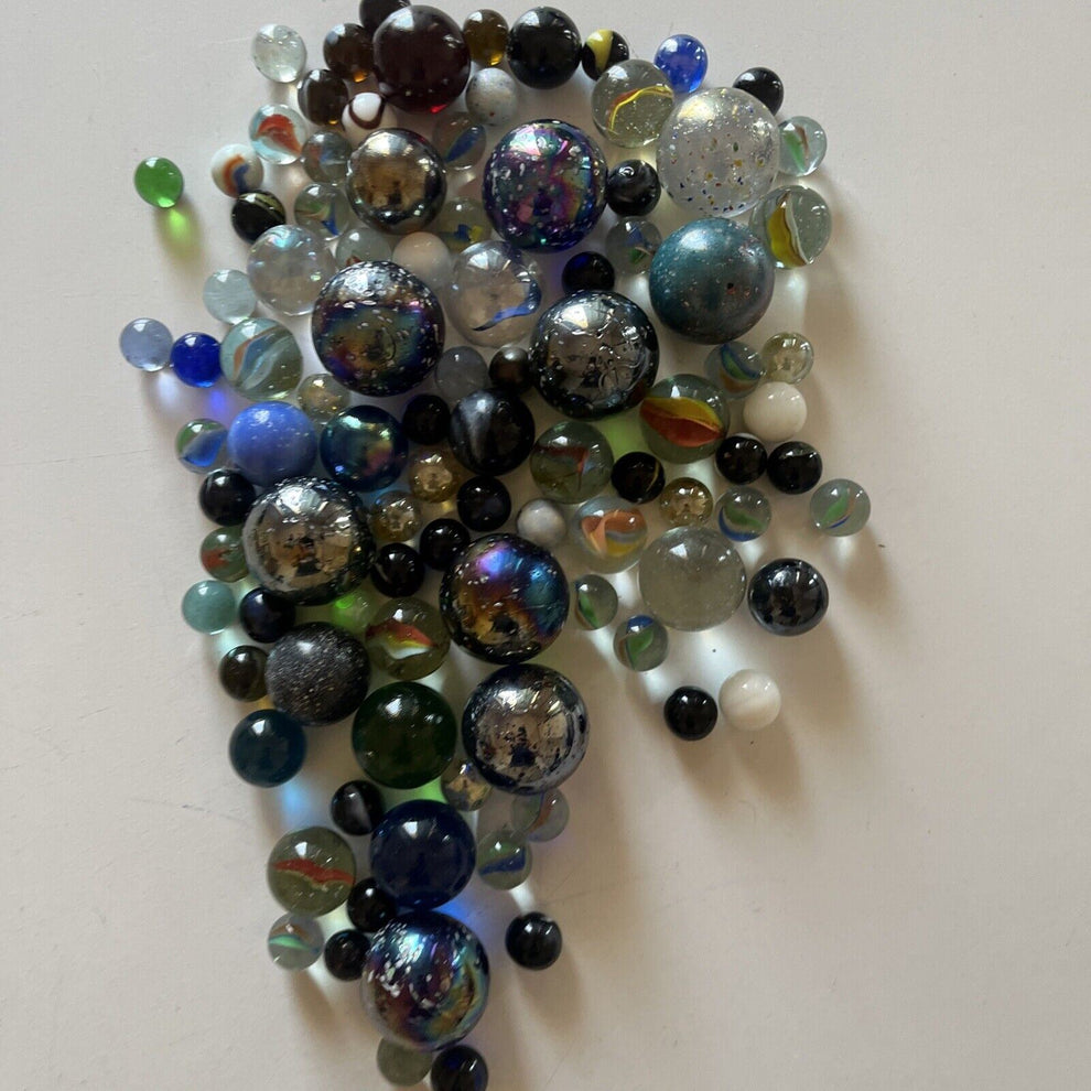 1.375kg Assorted Marbles Colours And Sizes – Retro Unit