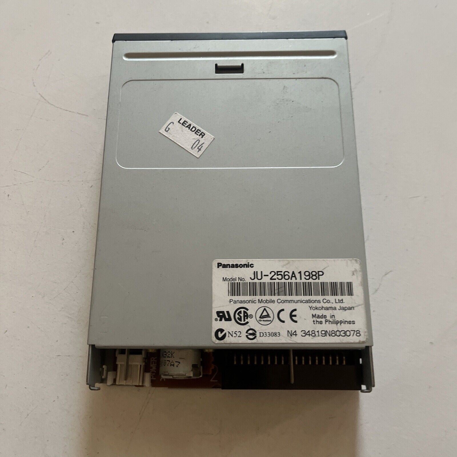 Panasonic JU-256A198P 3.5" 1.44MB Floppy Disc Internal Drive – Retro Unit