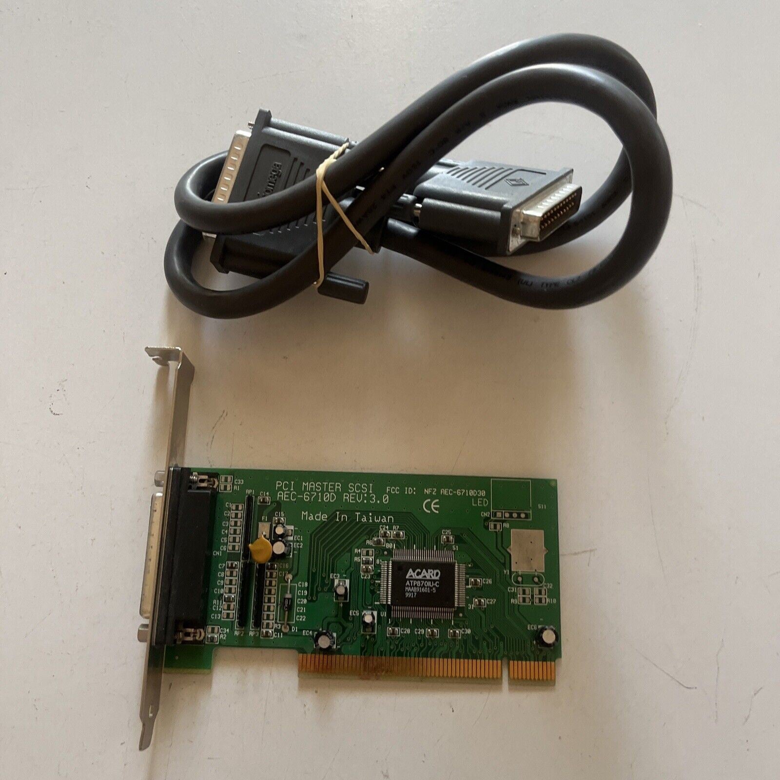 Acard PCI Master SCSI Port AEC-6710D Adapter Controller with 1m Iomega ...