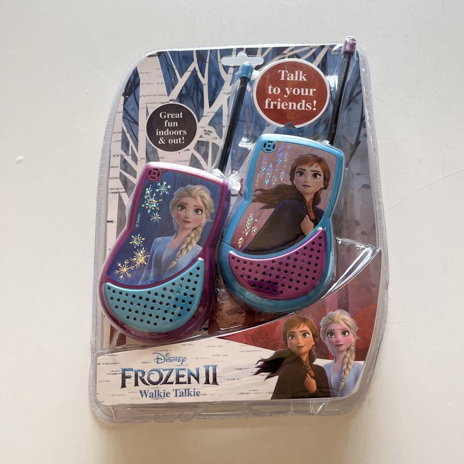 *New Sealed* Disney Frozen 2 Kids Walkie Talkie 5y+ 2-Way Radio Game C ...
