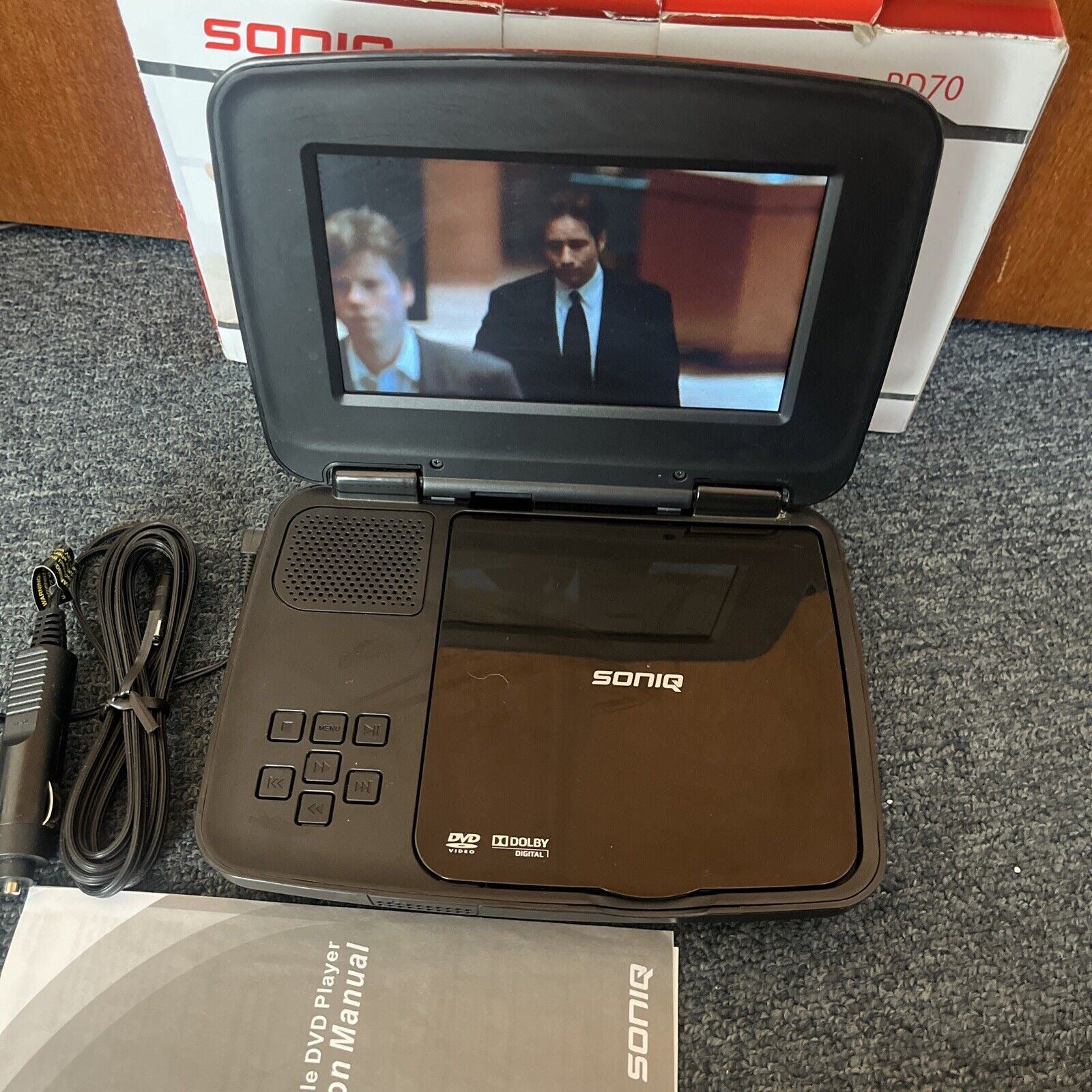 Sonic 7" Portable DVD Player PD70 – Retro Unit