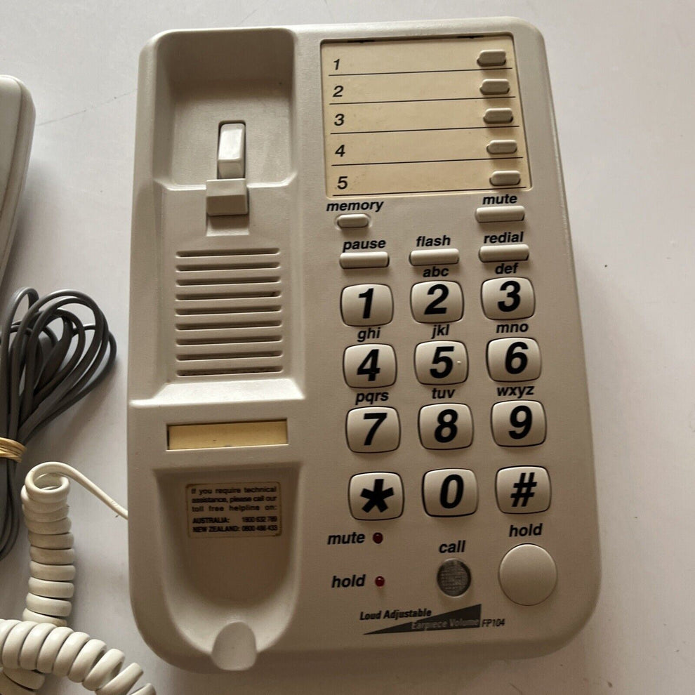 Uniden FP104 Corded Telephone Landline Extra Loud Edition NBN Compatib ...