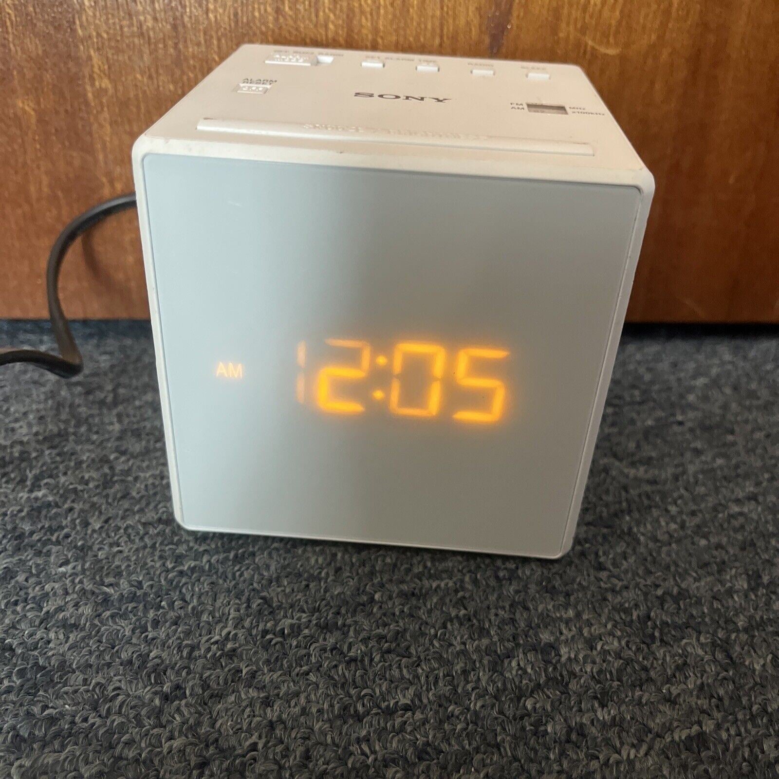 Sony ICF-C1 Alarm Clock Radio AM/FM White – Retro Unit