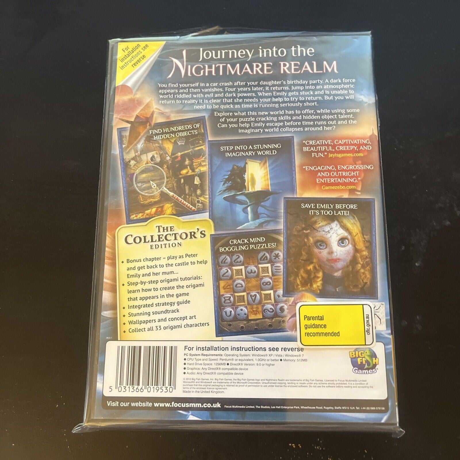 Nightmare Realm PC CDROM Hidden Object Game NEW – Retro Unit