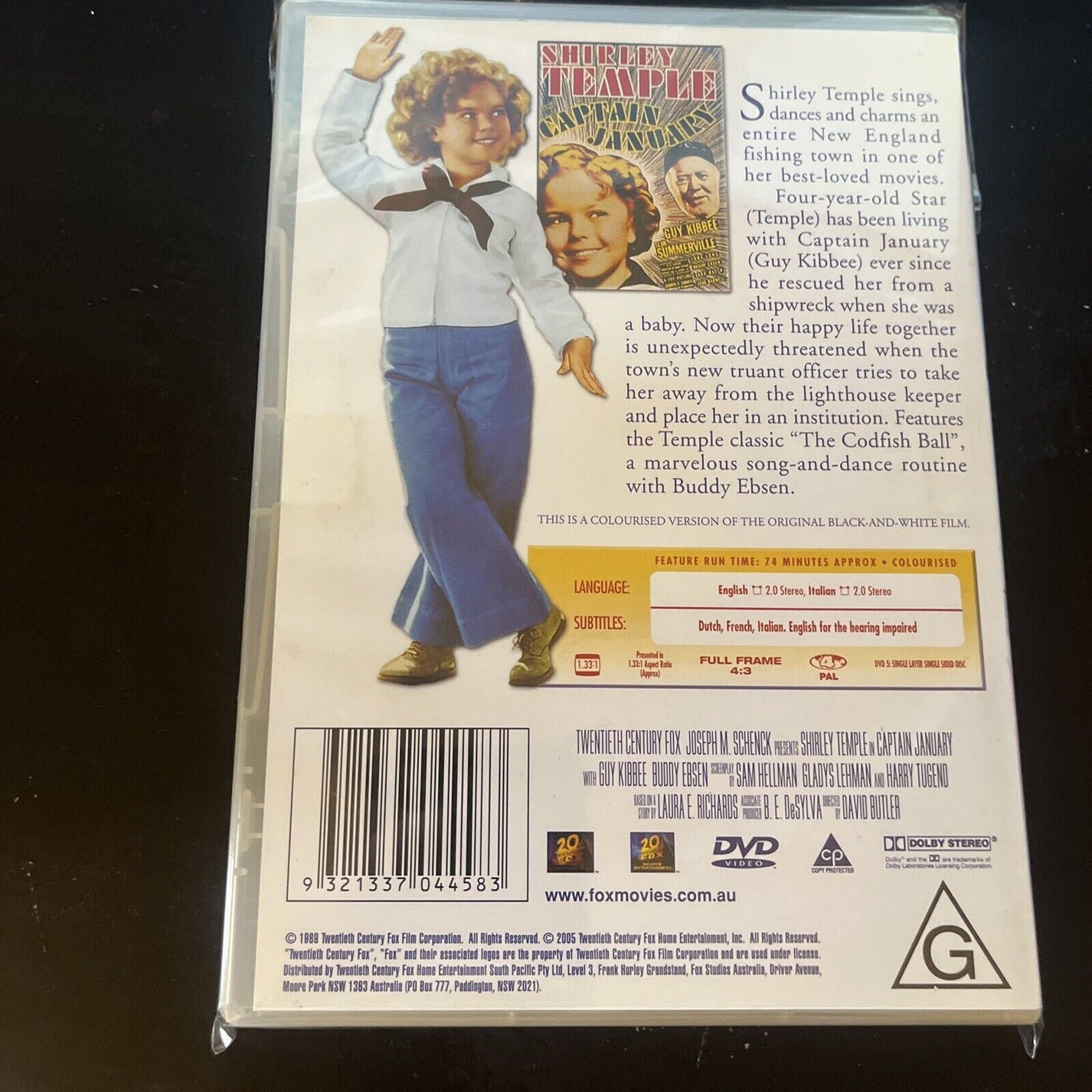 Shirley Temple - Captain January (DVD, 1936) NEW Region 4 – Retro Unit