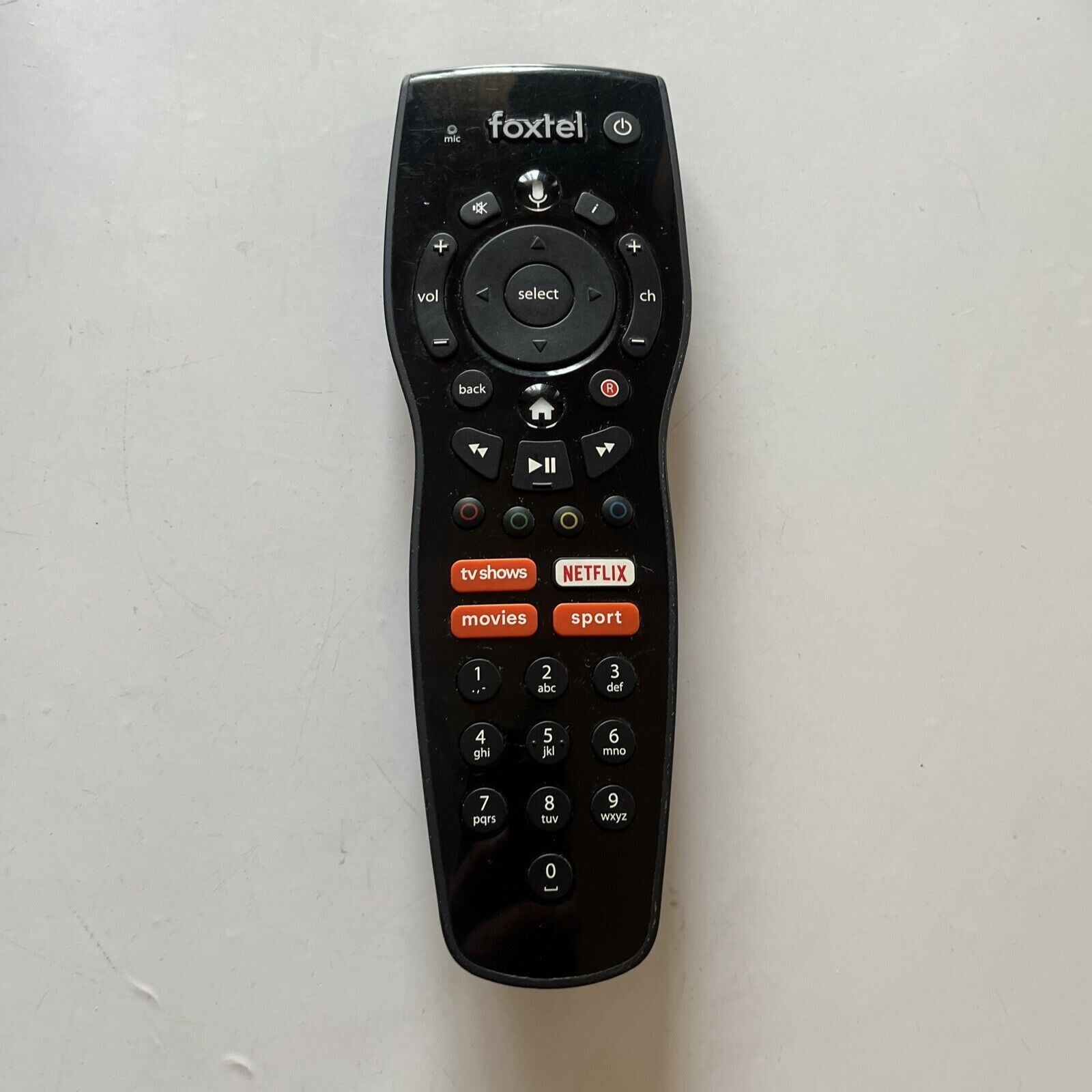 Genuine Foxtel RC4163801/01BR 35511 Bluetooth Remote Control – Retro Unit