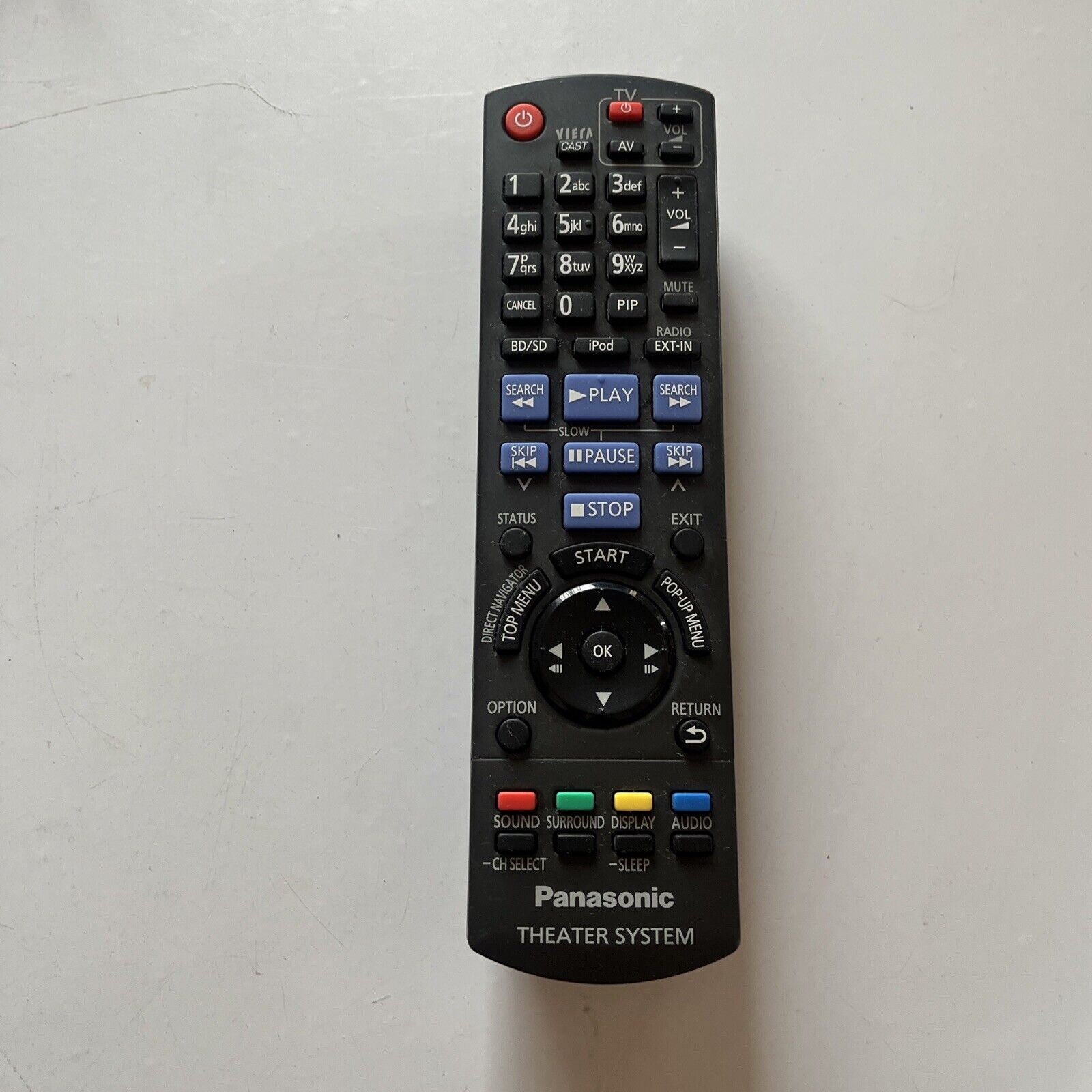 Genuine Panasonic N2QAKB000090 Remote Control for Theater System ...