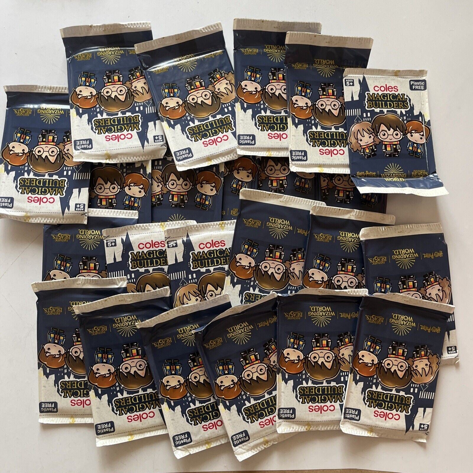 23x Coles Magical Builders Harry Potter / Fantastic Beasts Collectable ...