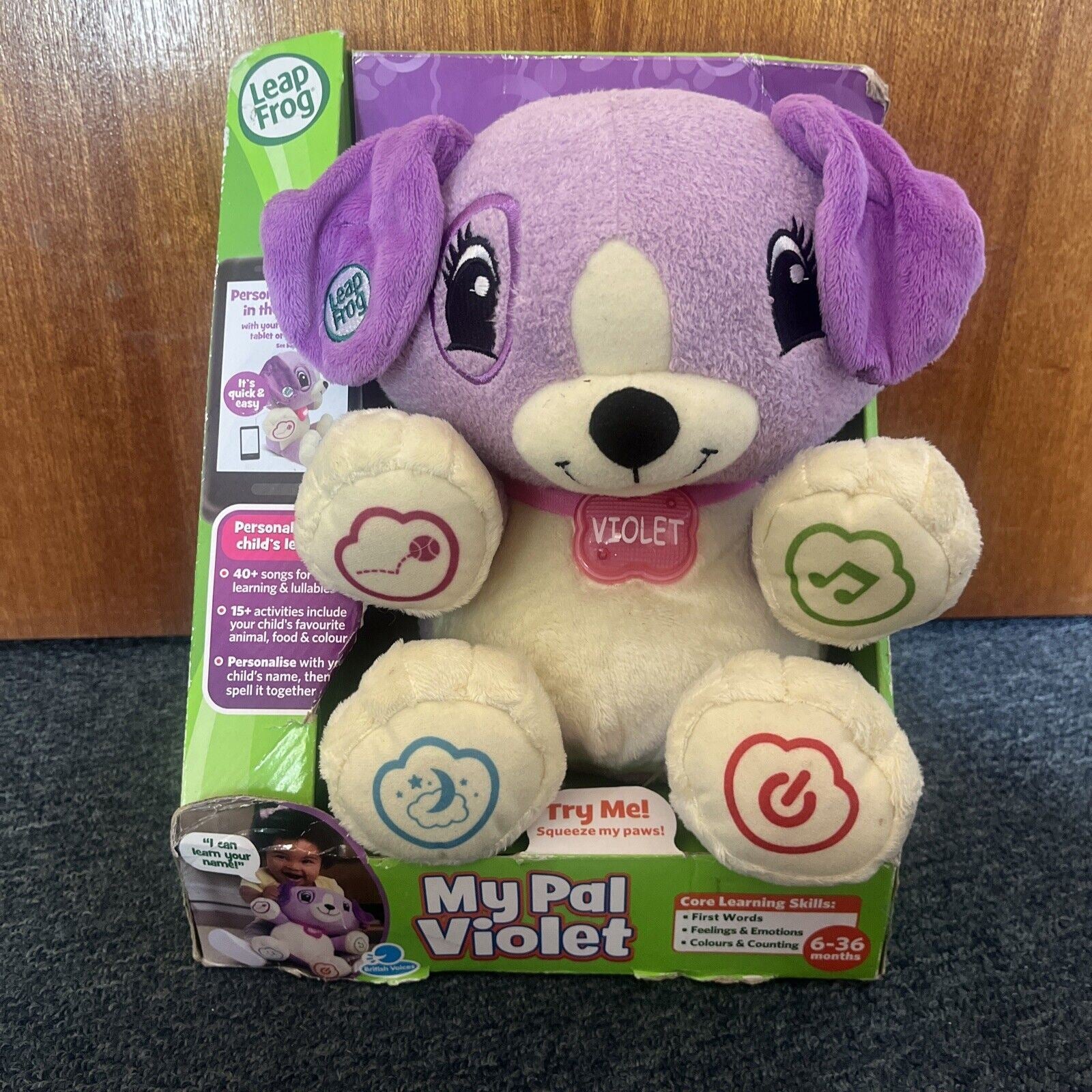 LeapFrog My Pal Violet Educational Plush Toy - Multicoloured – Retro Unit