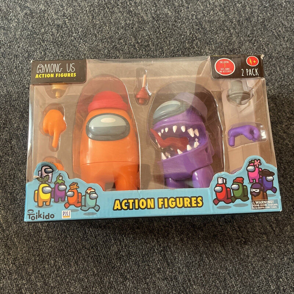 *New* AMONG US Action Figures 2 Pack Approx 12cm – Retro Unit