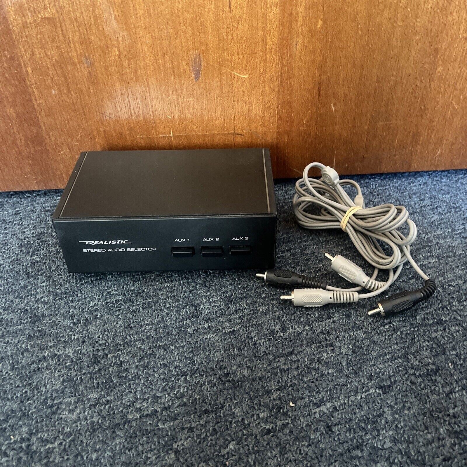 Realistic Stereo Audio Selector - 3-Way Selector 42-2210 – Retro Unit