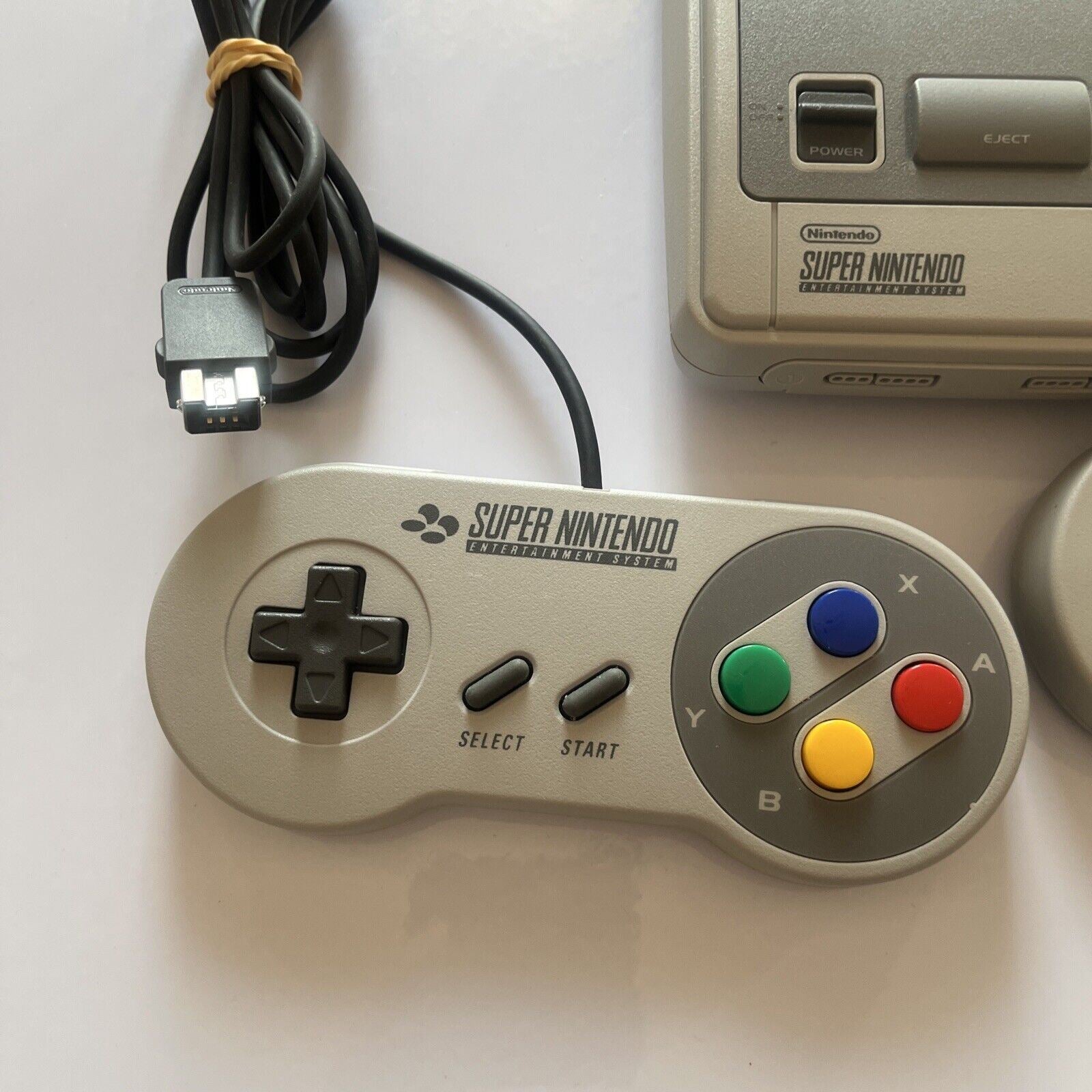 Super Nintendo Classic Mini Super CLV-301 SNES with Two Controllers ...