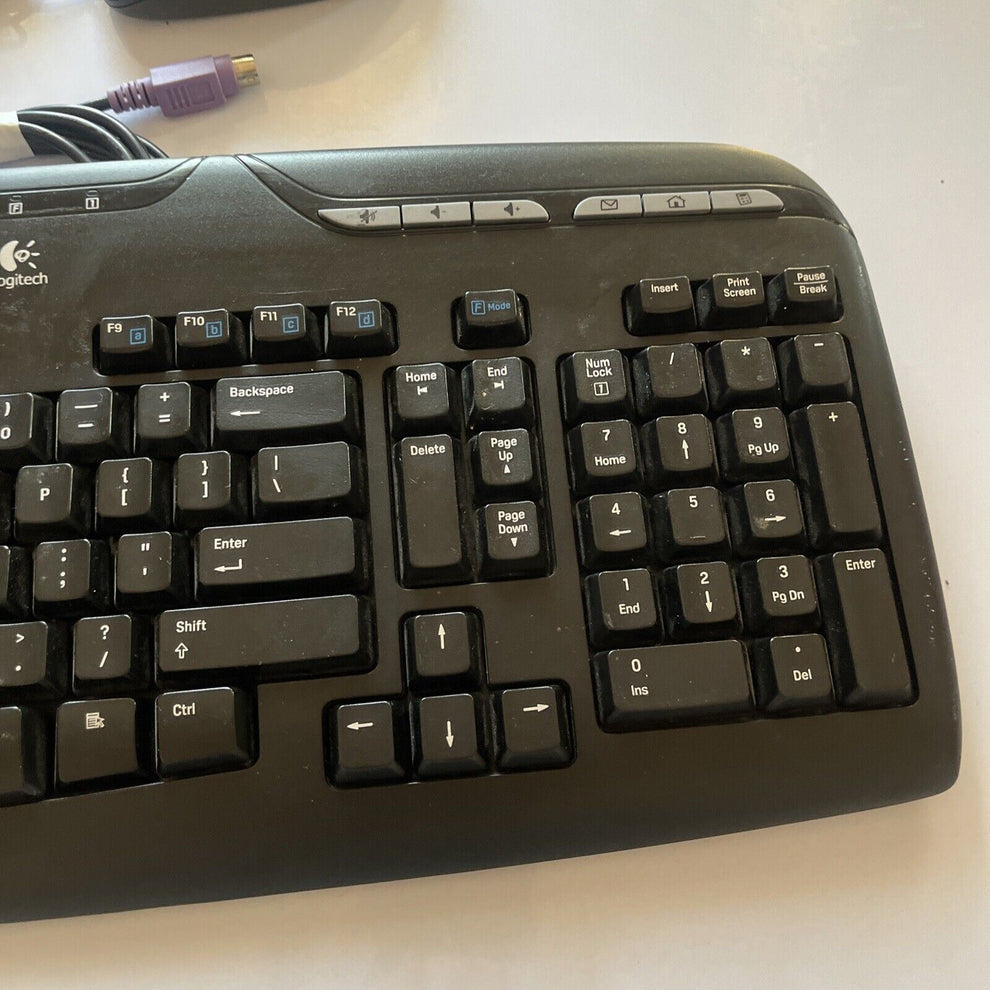 Logitech Y-SAE71 Keyboard PS/2 Port with Logitech M90 USB Mouse – Retro ...