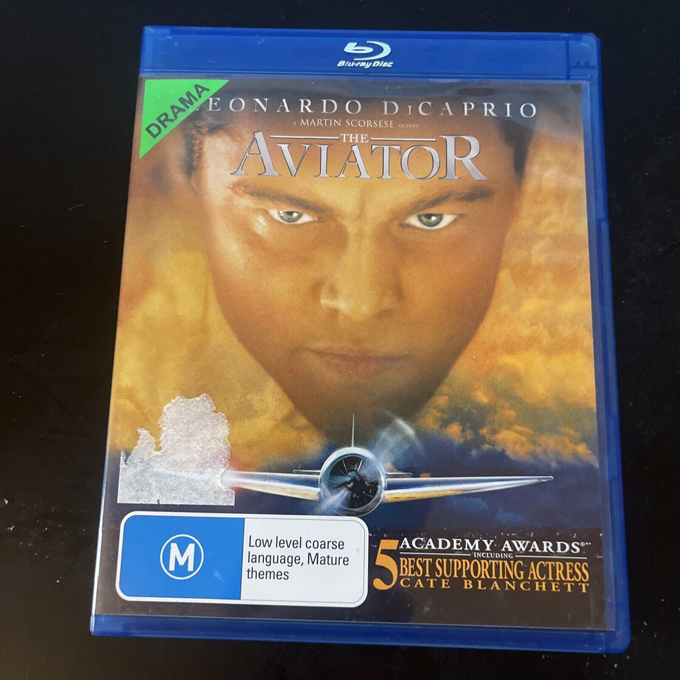 The Aviator (Blu-ray, 2004) Leonardo DiCaprio, Cate Blanchett, Region ...