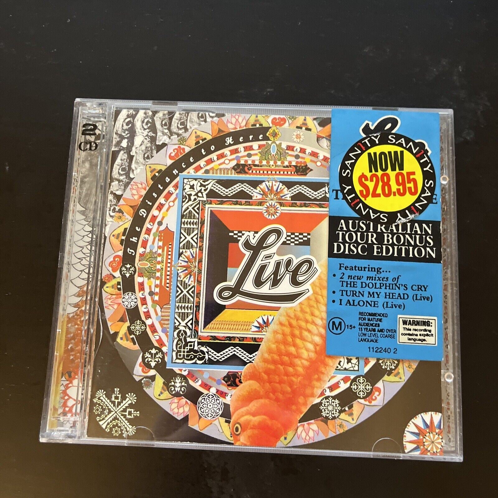 Live – The Distance To Here (CD, 1999, 2-Disc) Australian Tour Bonus E ...
