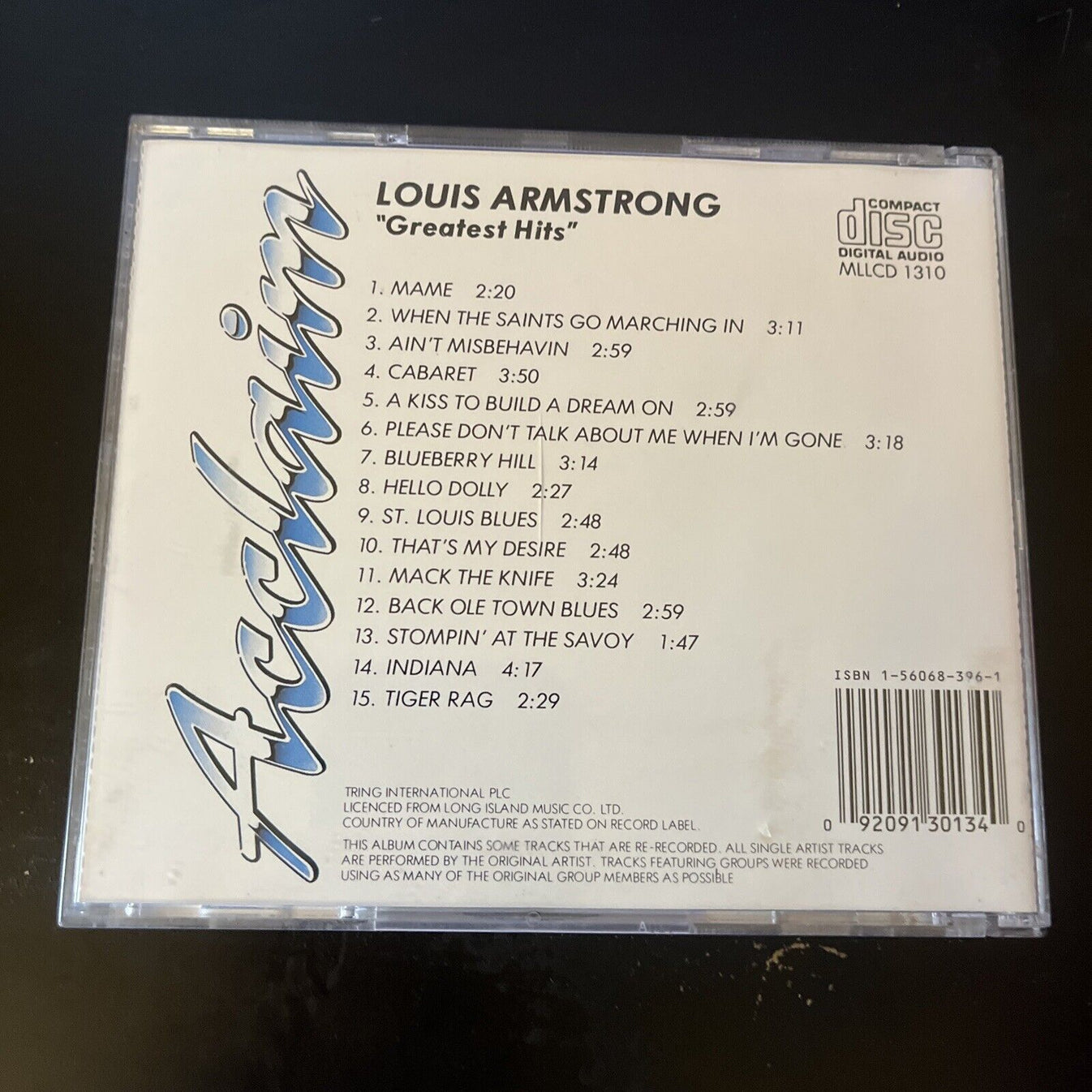 Louis Armstrong - Greatest Hits (CD) – Retro Unit