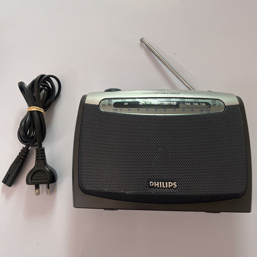 Philips AE2160 AM/FM Portable Radio - Black – Retro Unit