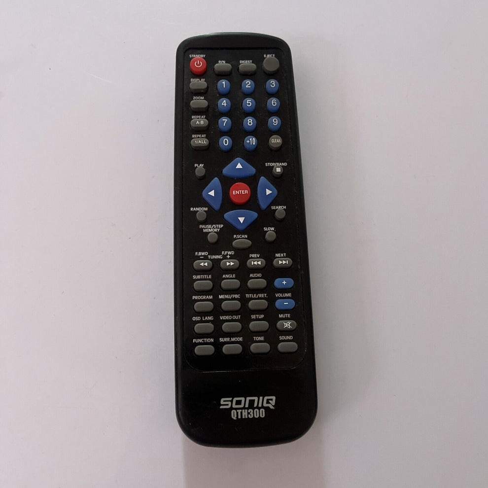 Genuine Soniq QTH300 Remote Control For DVD Player *Missing Battery Li ...