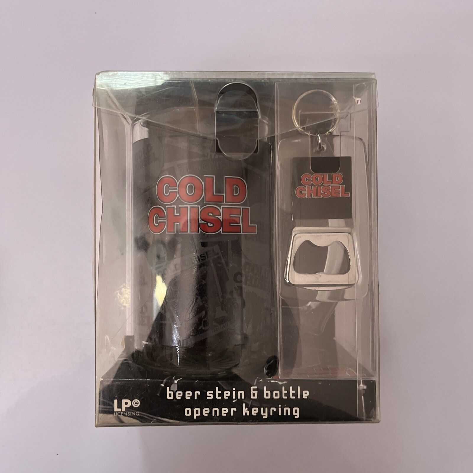 Cold Chisel Beer Stein & Bottle Opener Keyring *New* – Retro Unit