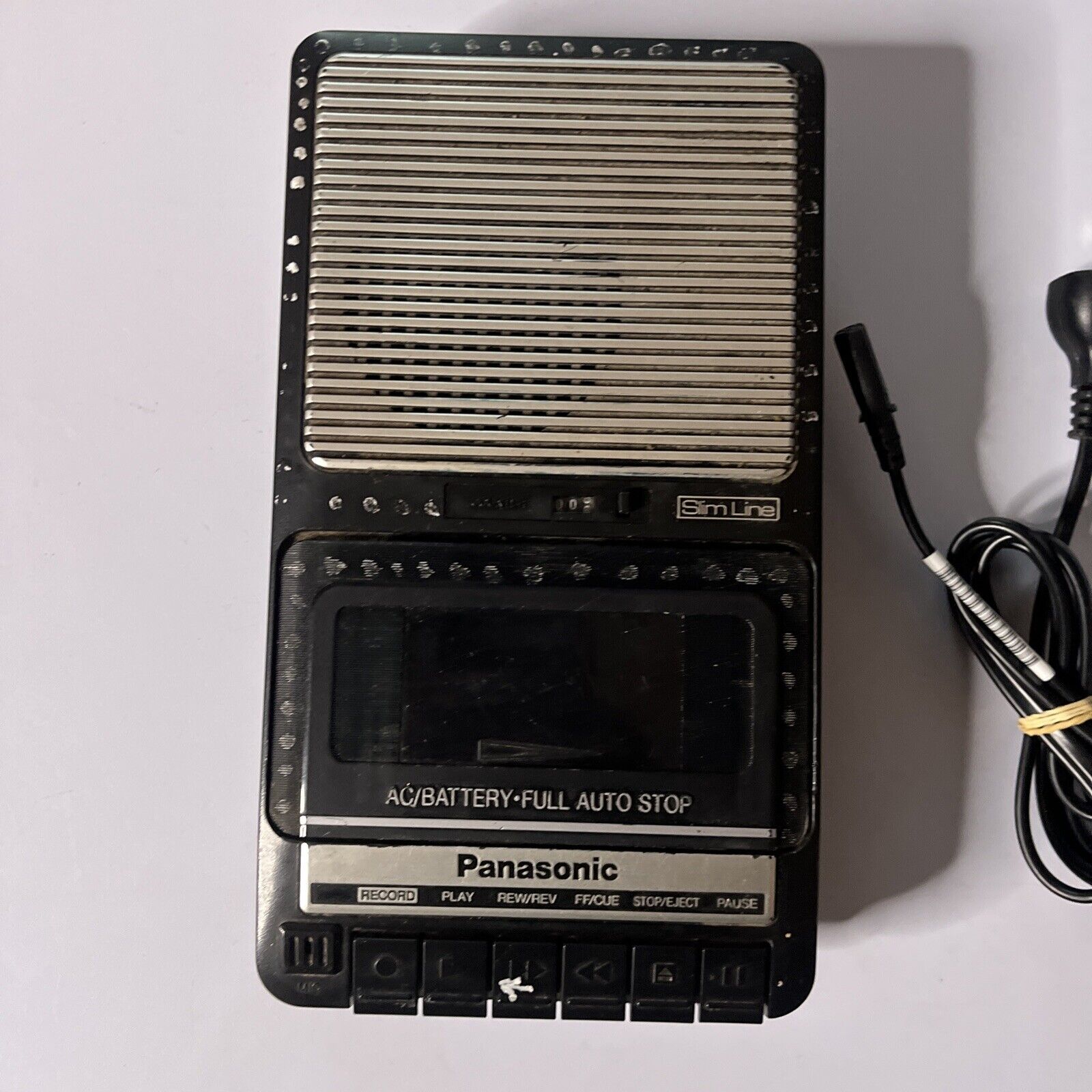 Panasonic SlimLine RQ-2102 Cassette Tape Recorder – Retro Unit