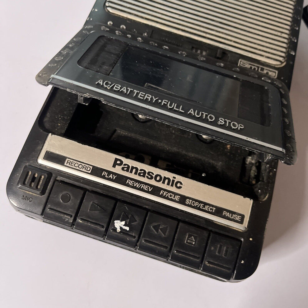 Panasonic SlimLine RQ-2102 Cassette Tape Recorder – Retro Unit
