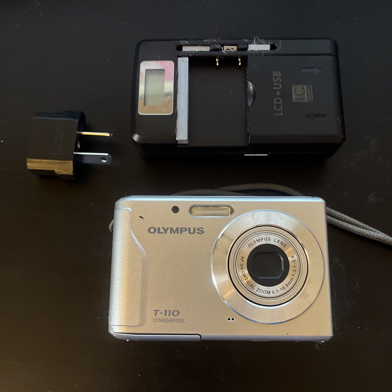 Olympus T-110 Digital Camera 12MP with Battery Charger – Retro Unit