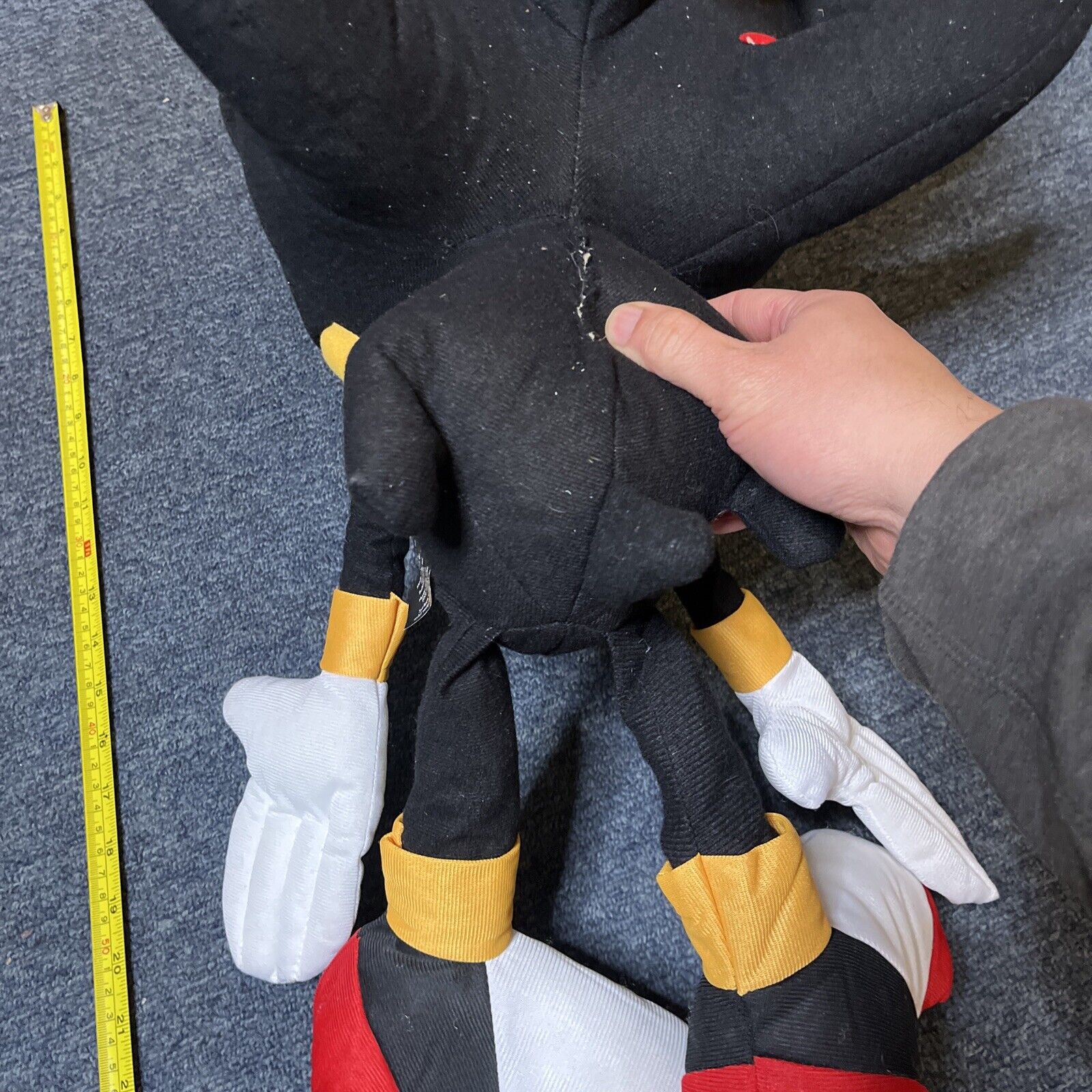 Sega Sonic The Hedgehog X Shadow Plush Doll Stuffed Toy 23" 60cm Sega ...
