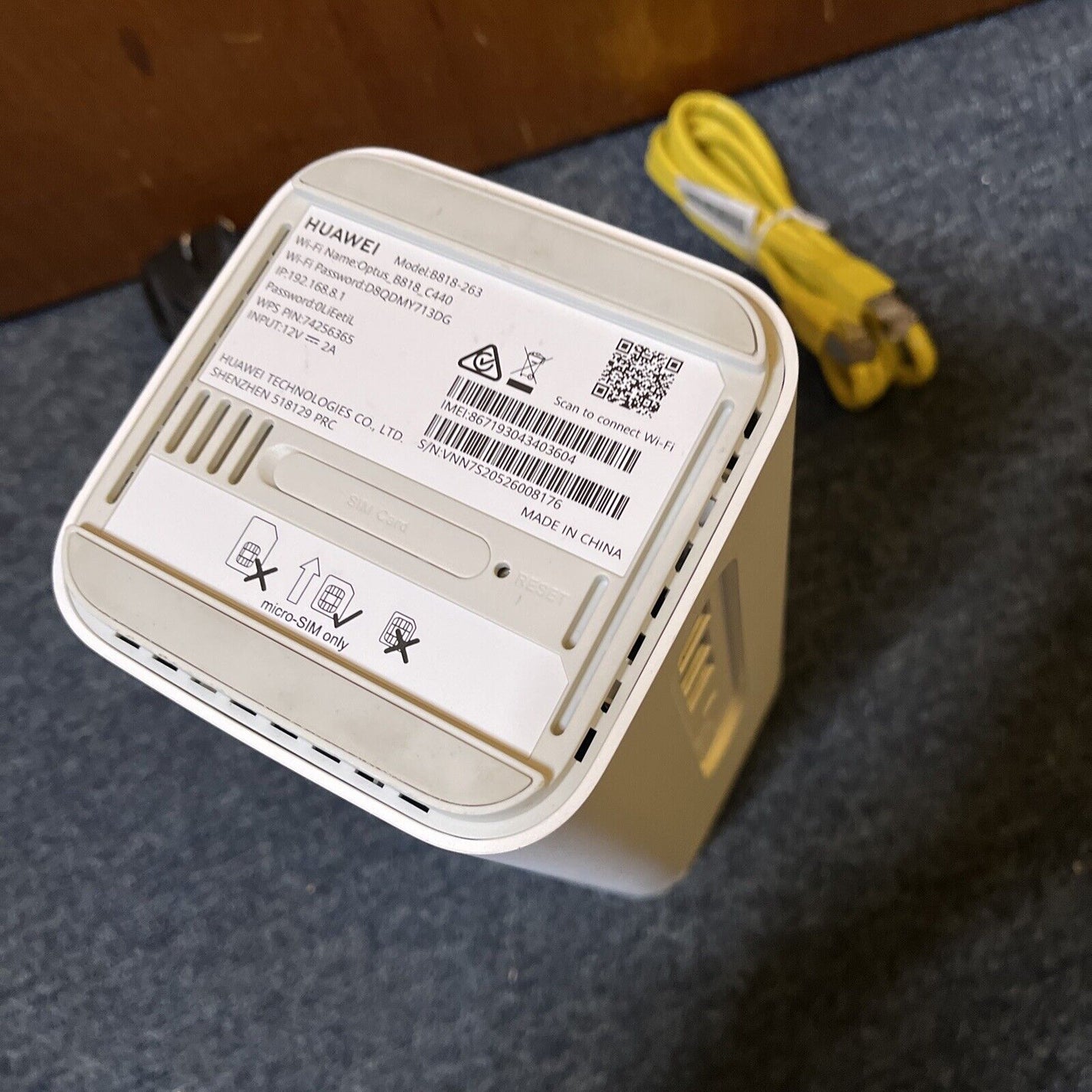 Huawei B818 4G Prime Router Modem B818-263 Optus NBN Compatible – Retro ...