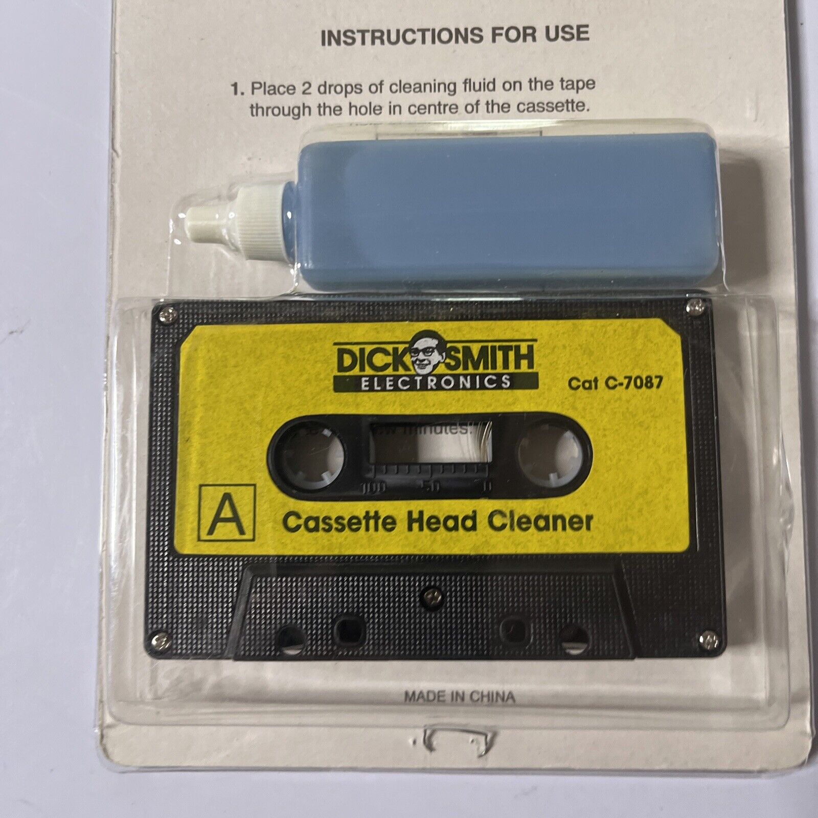 Dick Smith Electronics - Cassette Head Cleaner Cat C-7087 *New* – Retro ...