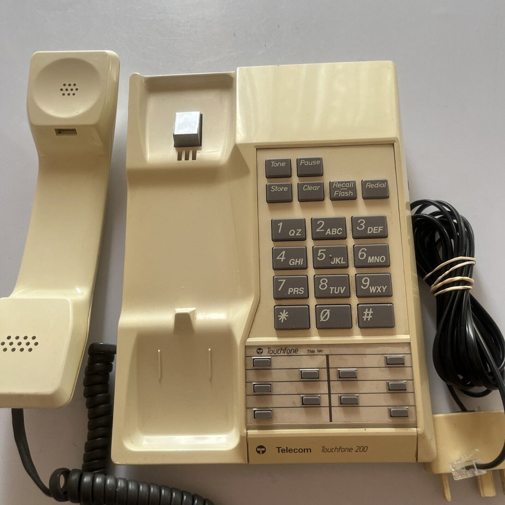 Telecom Touchstone 200 Corded Landline Telephone – Retro Unit