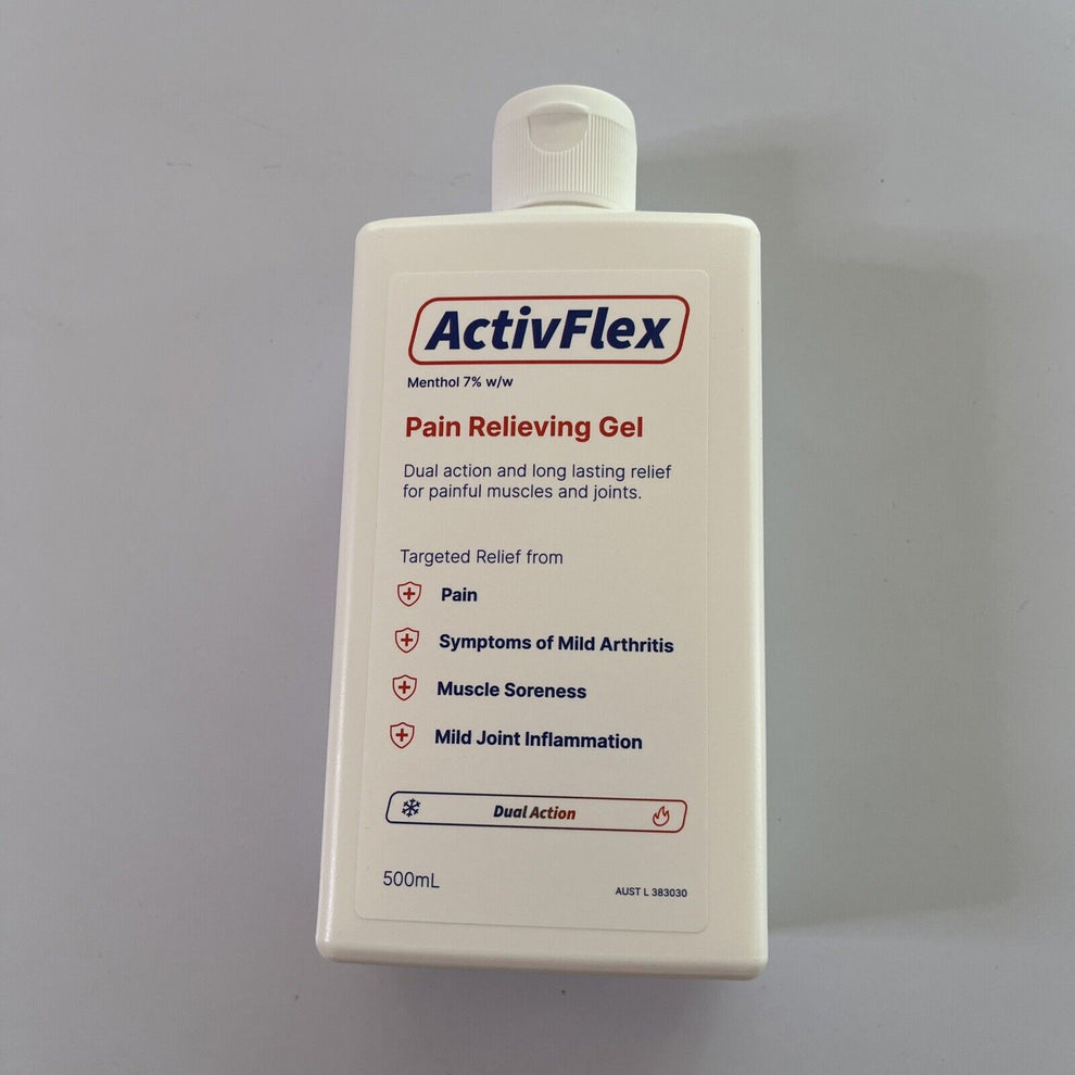 ActivFlex Pain Relieving Gel 500ml (Flexall 454 Alternative) Menthol 7 ...