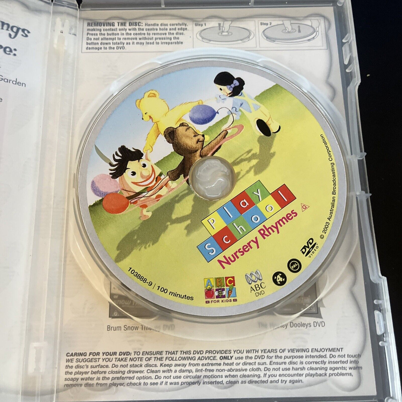 Play School - Nursery Rhymes (DVD, 2001) Region 4 – Retro Unit
