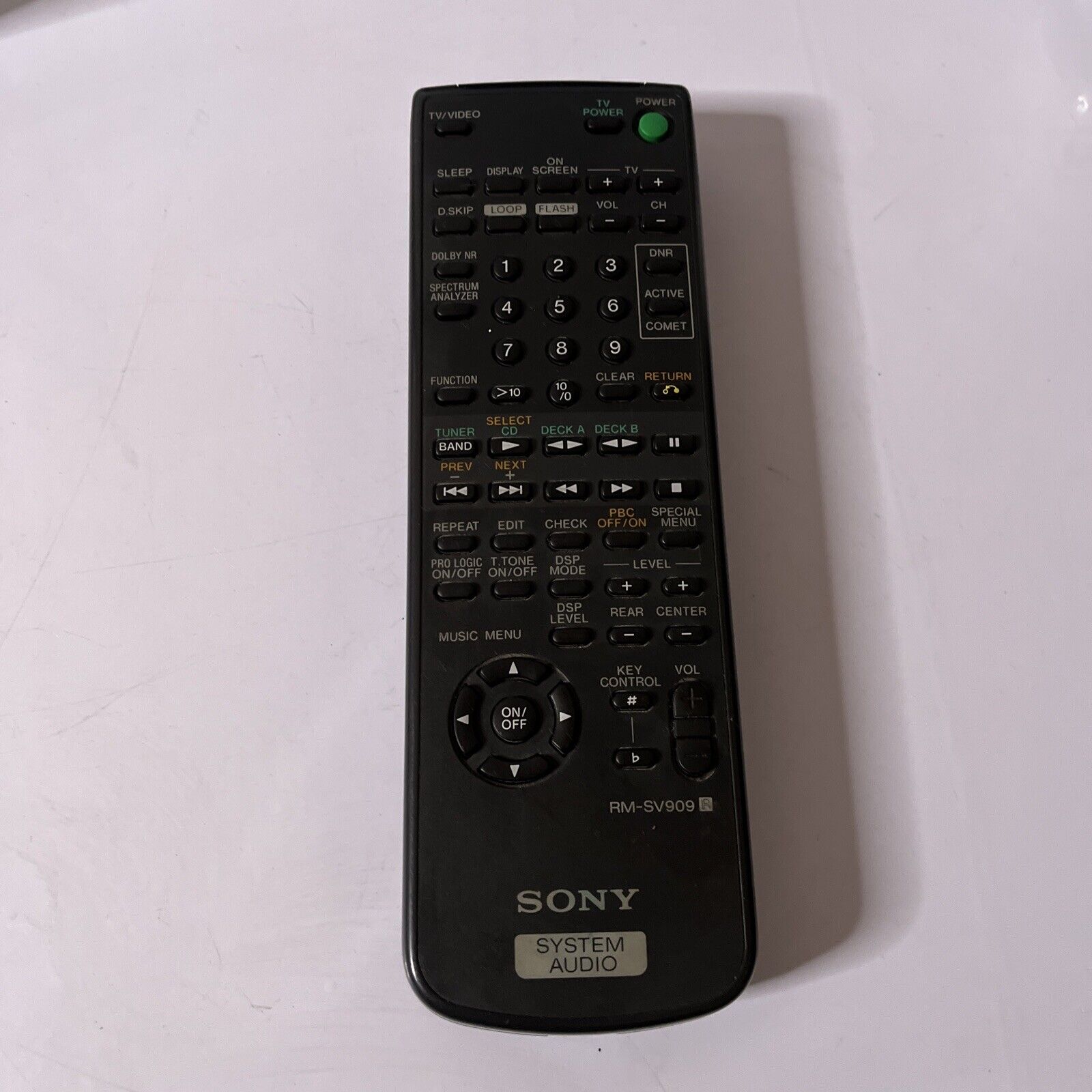Genuine Sony RM-SV909 Remote Control System Audio – Retro Unit