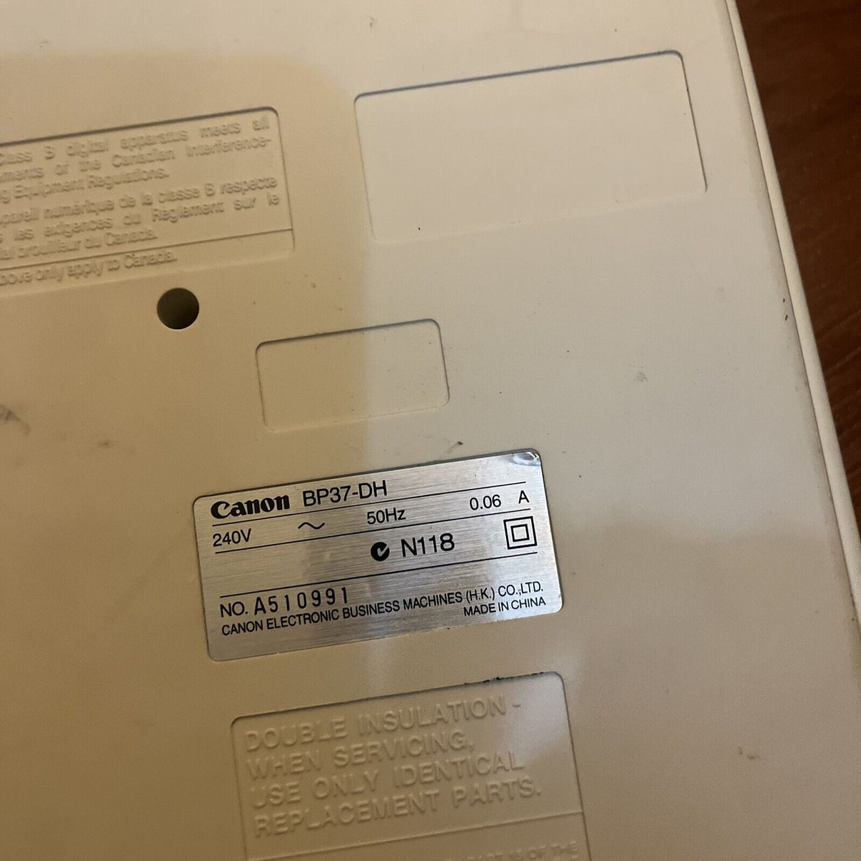 Canon BP37-DH Bubble Jet 12 Digit Calculator Printer – Retro Unit