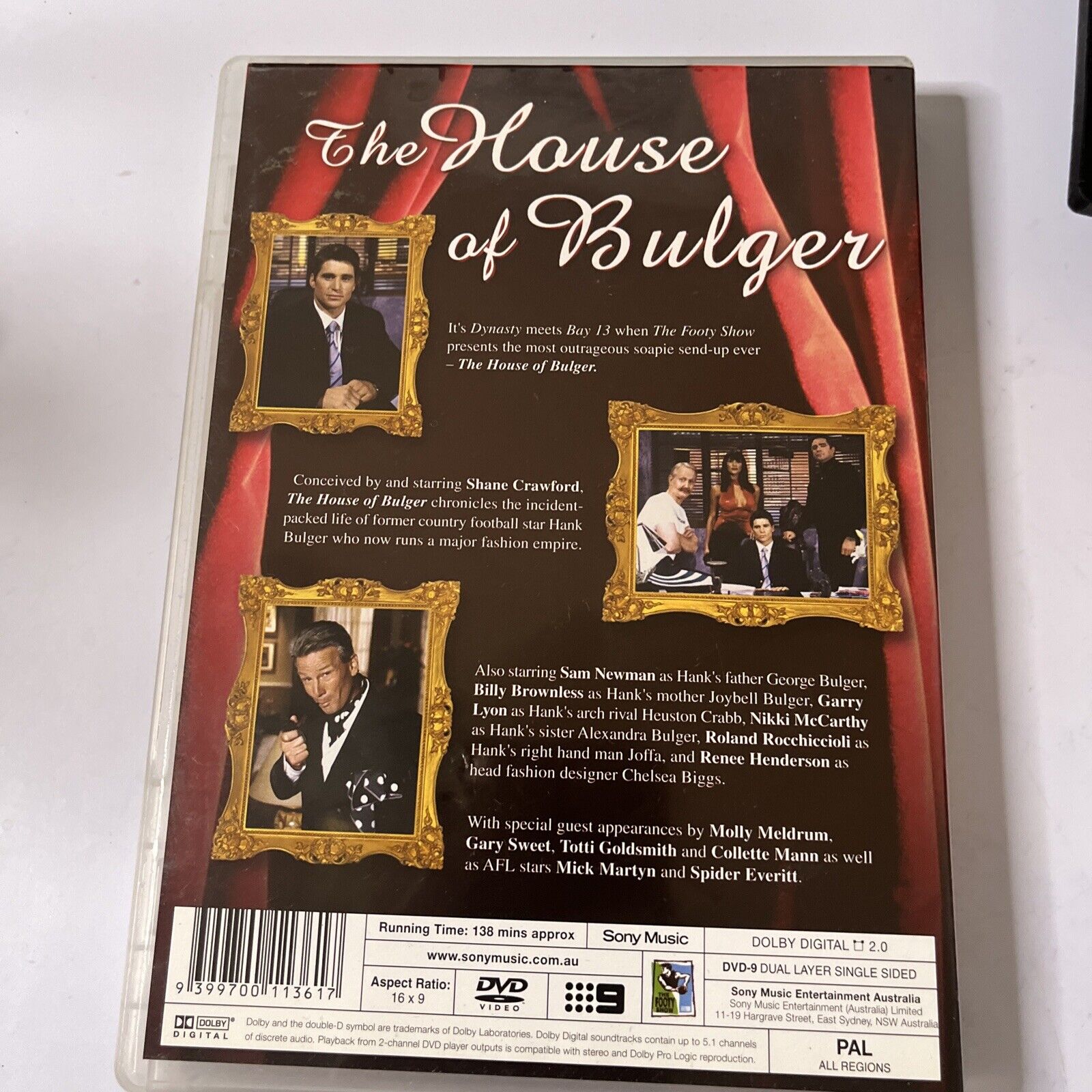 The Footy Show - The House Of Bulger AFL (DVD, 2003) Shane Crawford Al ...