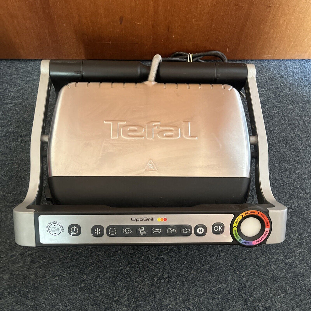 Tefal GC702D Optigrill Electric Grill 2000W Stainless Steel – Retro Unit