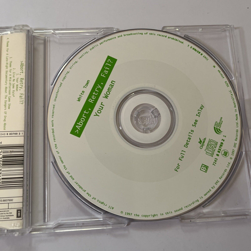 White Town - Your Woman (CD, 1997) Single – Retro Unit