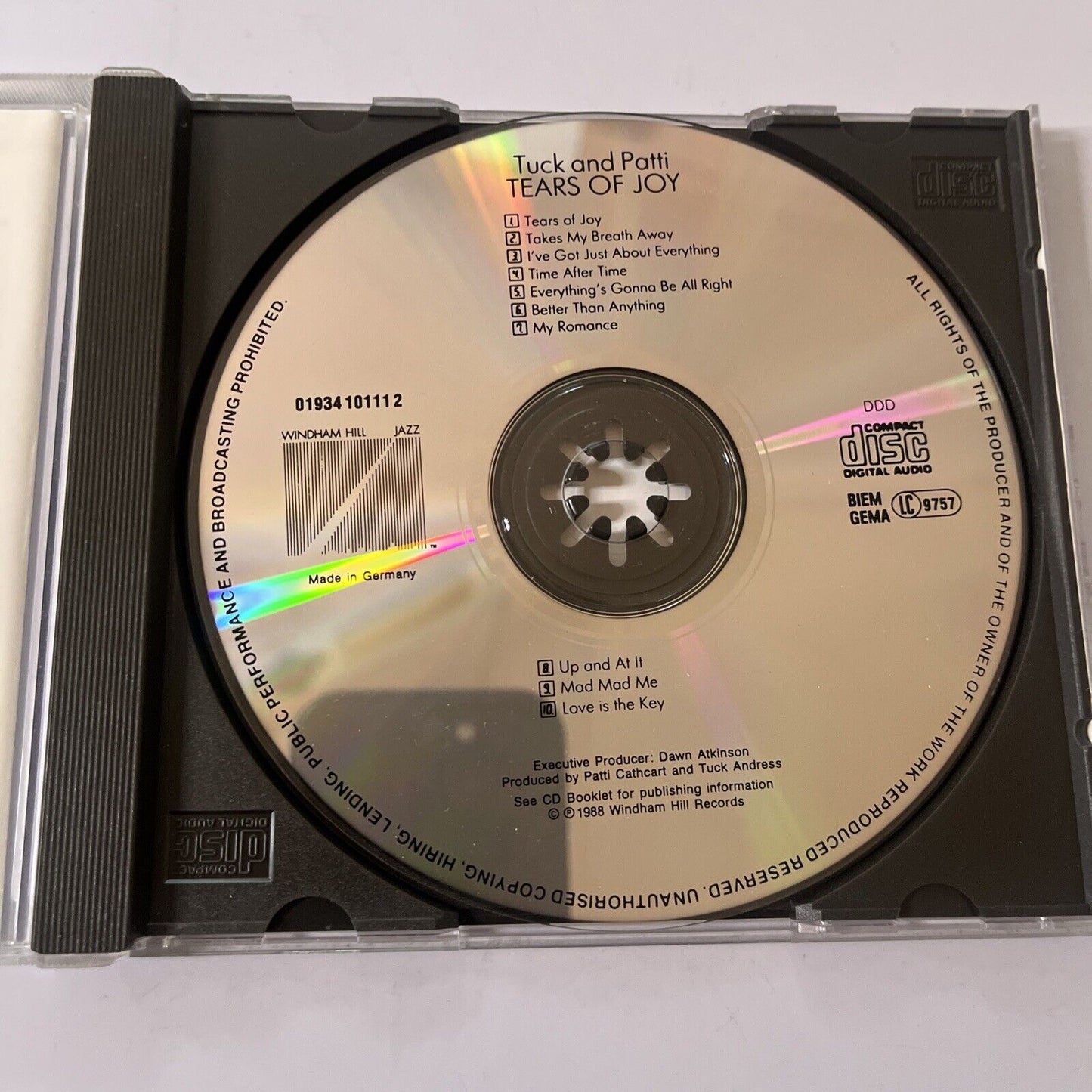 Tuck & Patti - Tears of Joy (CD, 1988) – Retro Unit