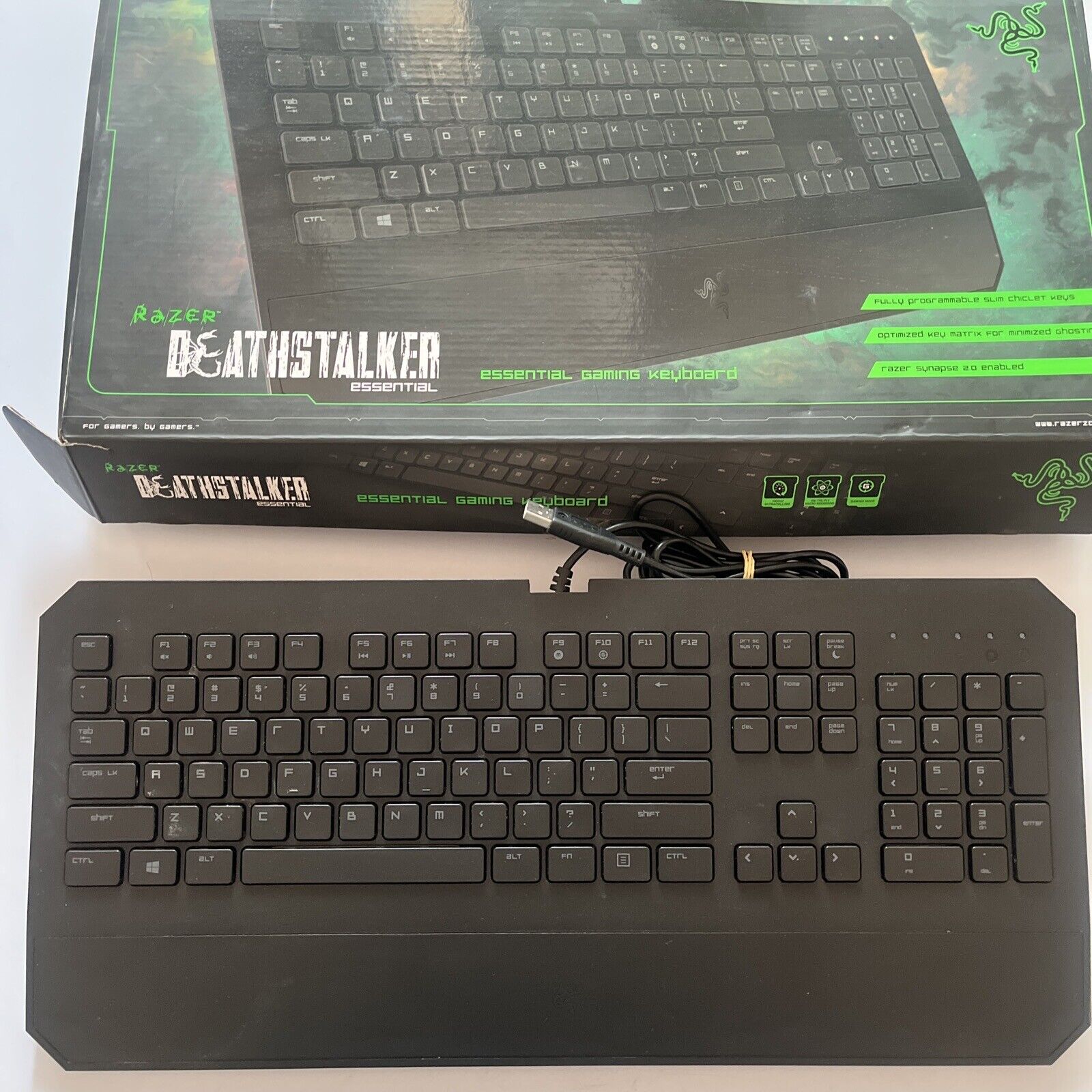 Razer Deathstalker Essential Gaming Keyboard USB [RZ03-01060100-R3M1 ...