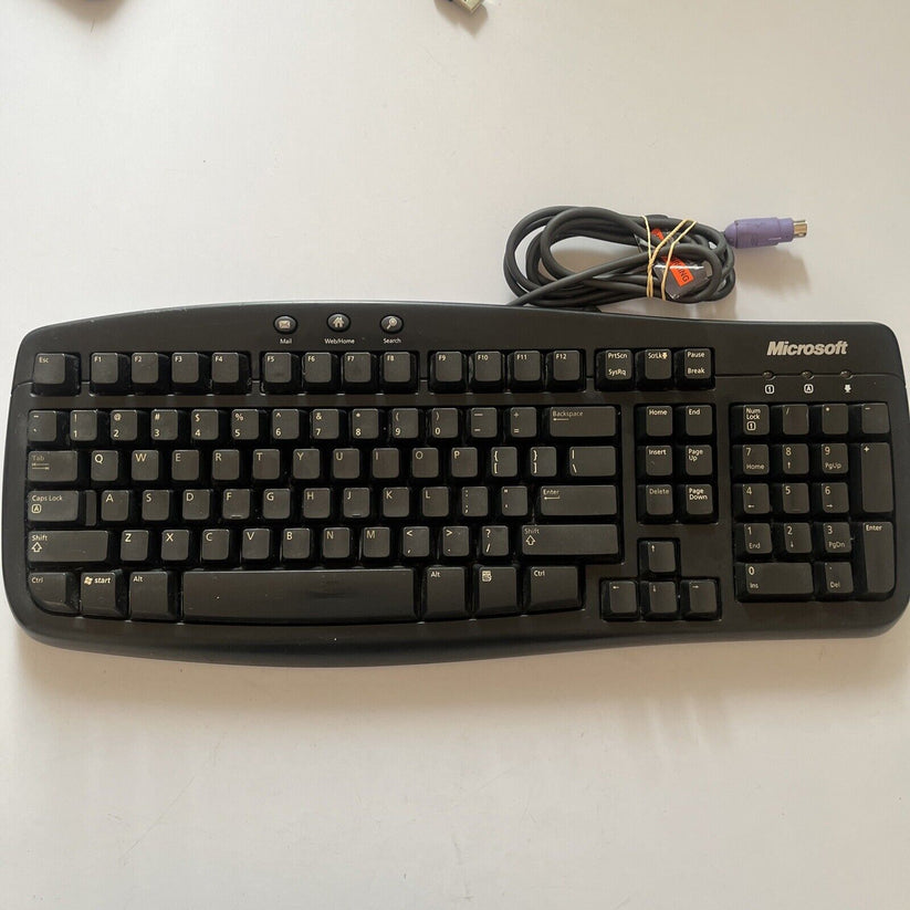 Microsoft Basic Keyboard 1.0A PS/2 Port – Retro Unit
