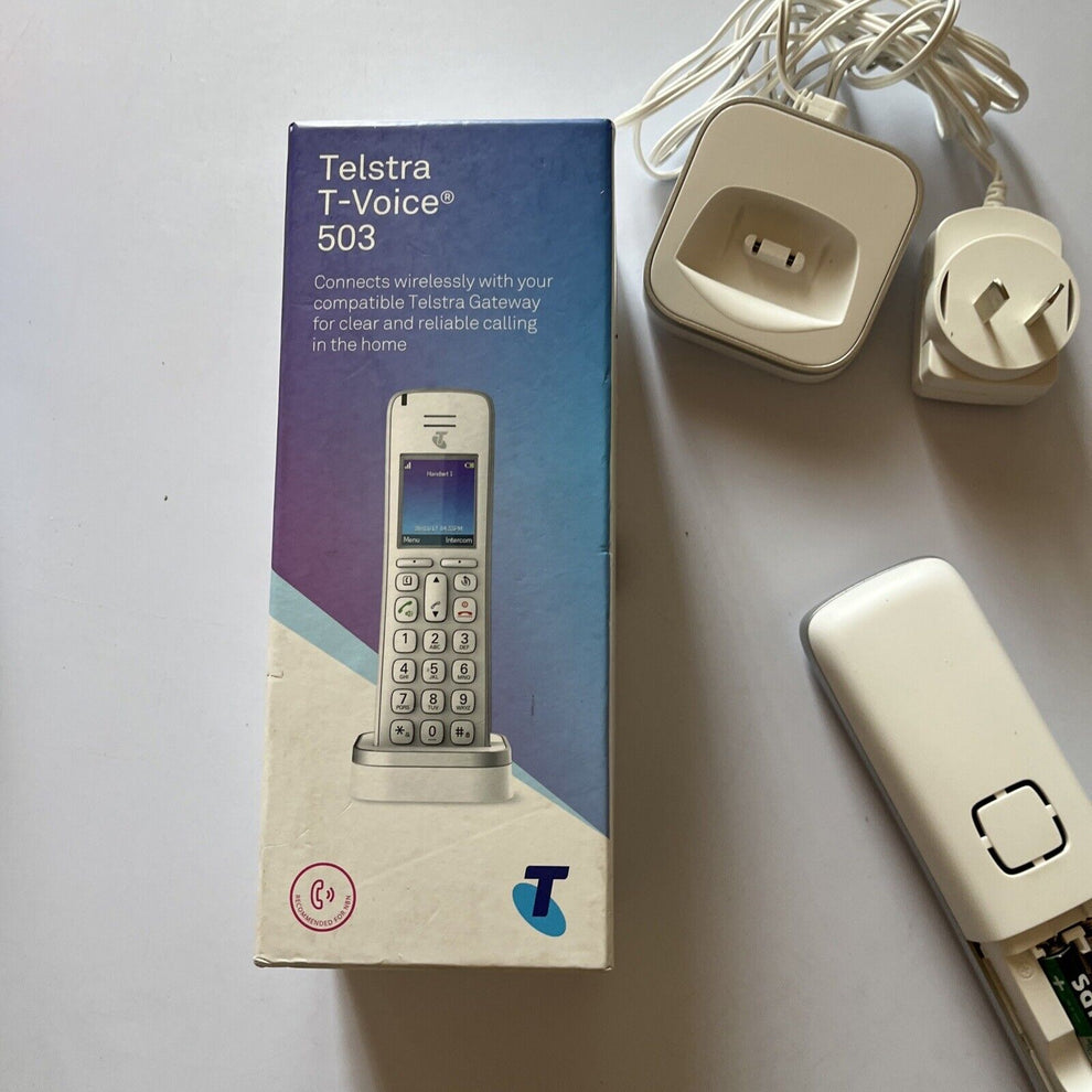 Telstra T-Voice 503 Handset & Charger – Retro Unit