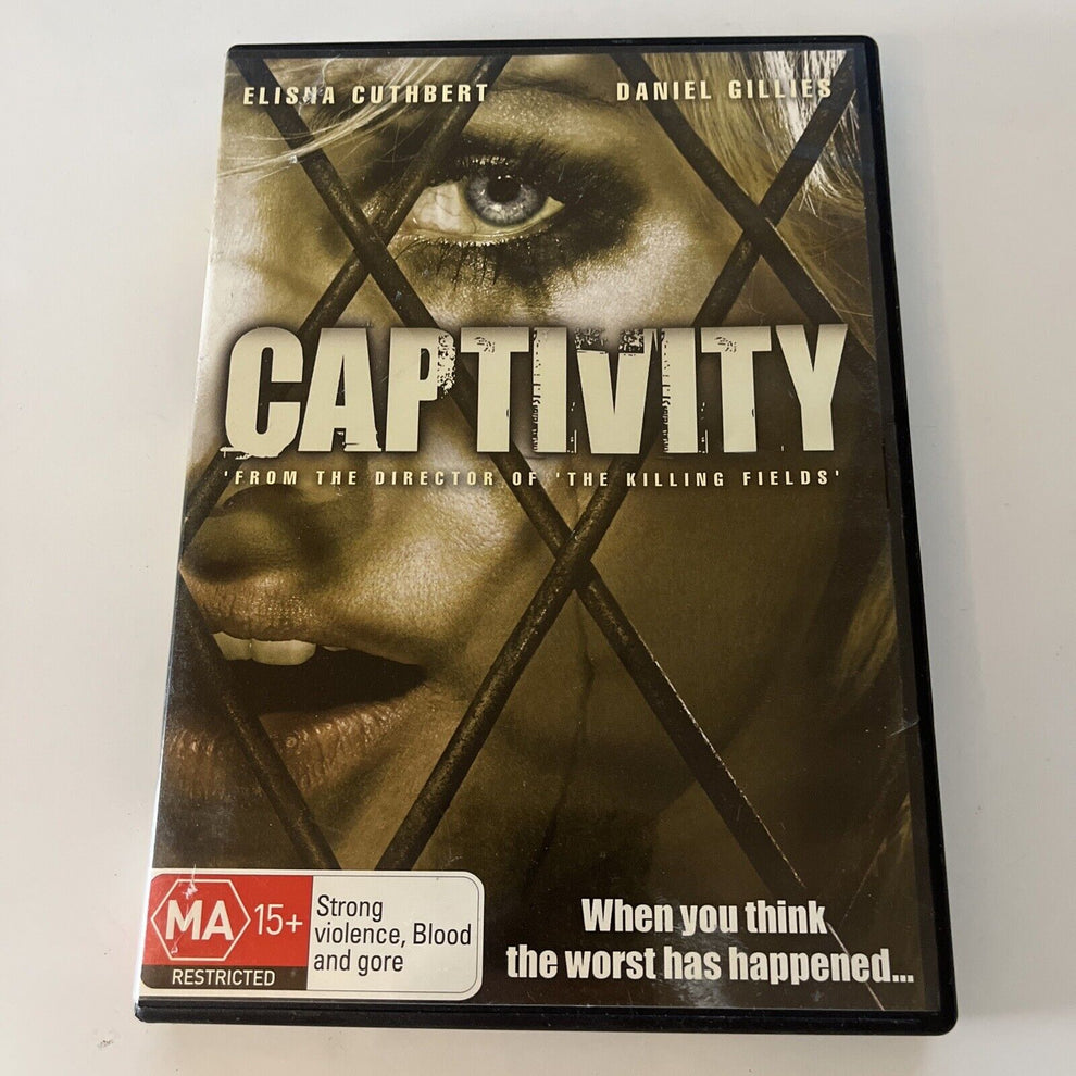 Captivity (DVD, 2007) Daniel Gillies, Elisha Cuthbert Region 4 – Retro Unit