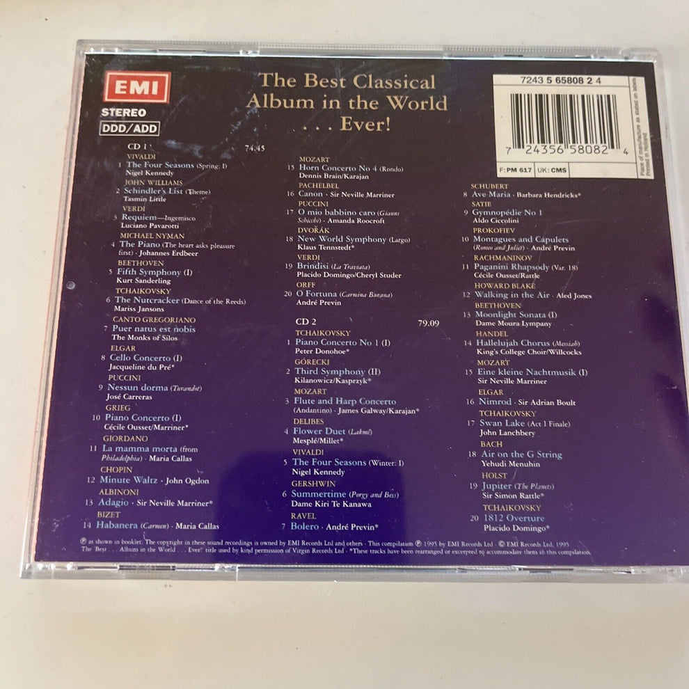 The Best Classical Album In The World … Ever! (CD, 1995, 2-Disc) – Retro Unit
