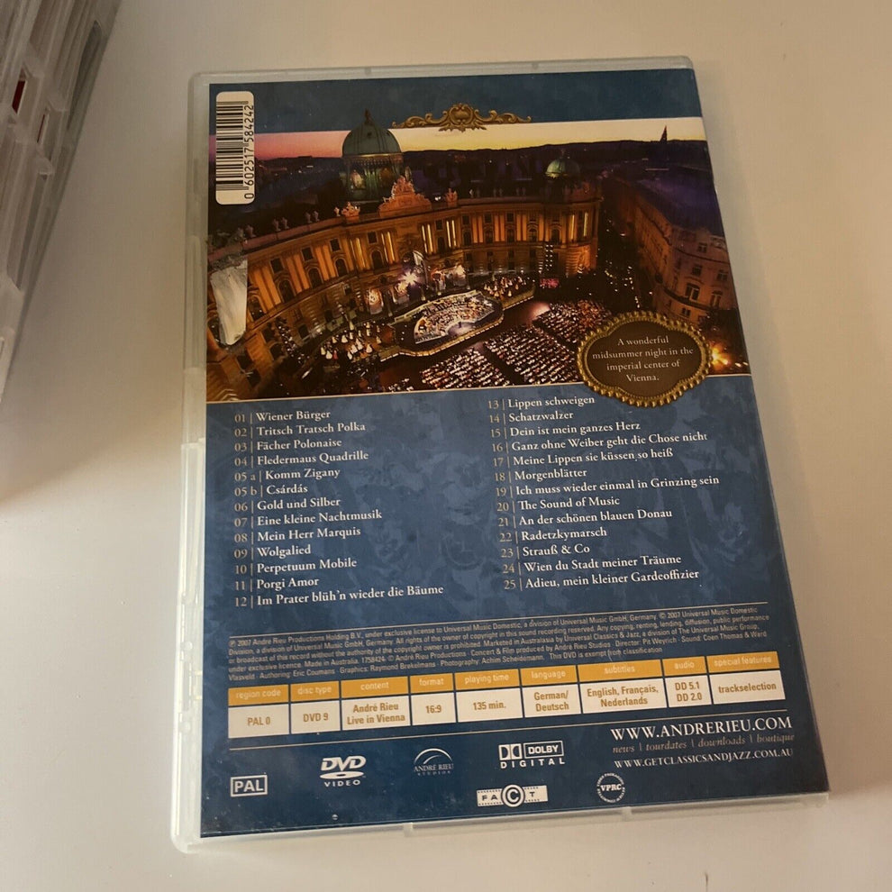 7x Andre Rieu Classical Music DVDs All Regions – Retro Unit