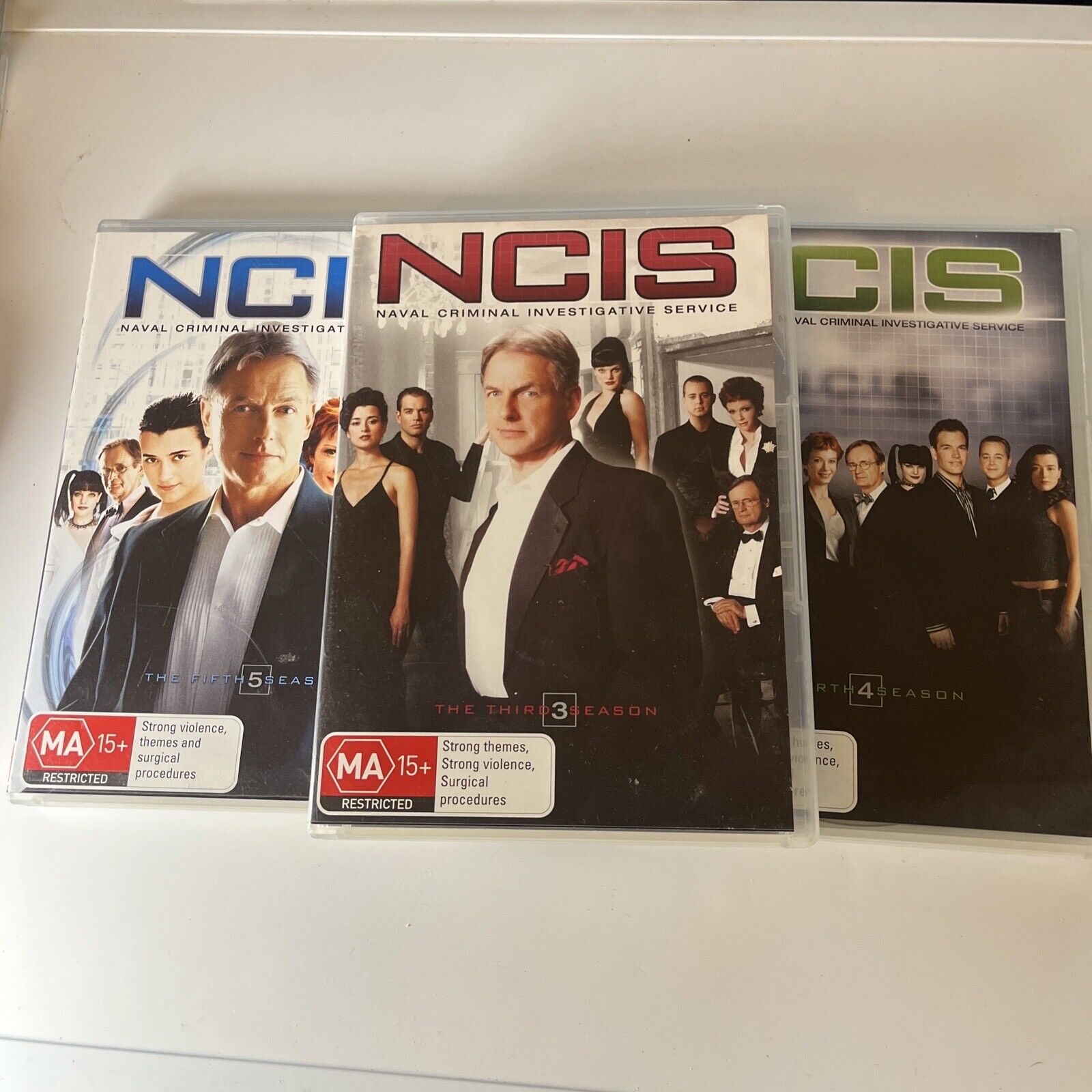 NCIS : Season 3,4,5 (DVD, 18-Disc) Region 4 – Retro Unit