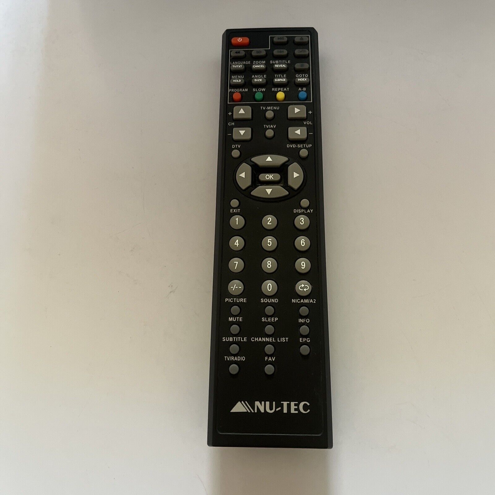 Genuine Nu-Tec Remote Control For TV – Retro Unit