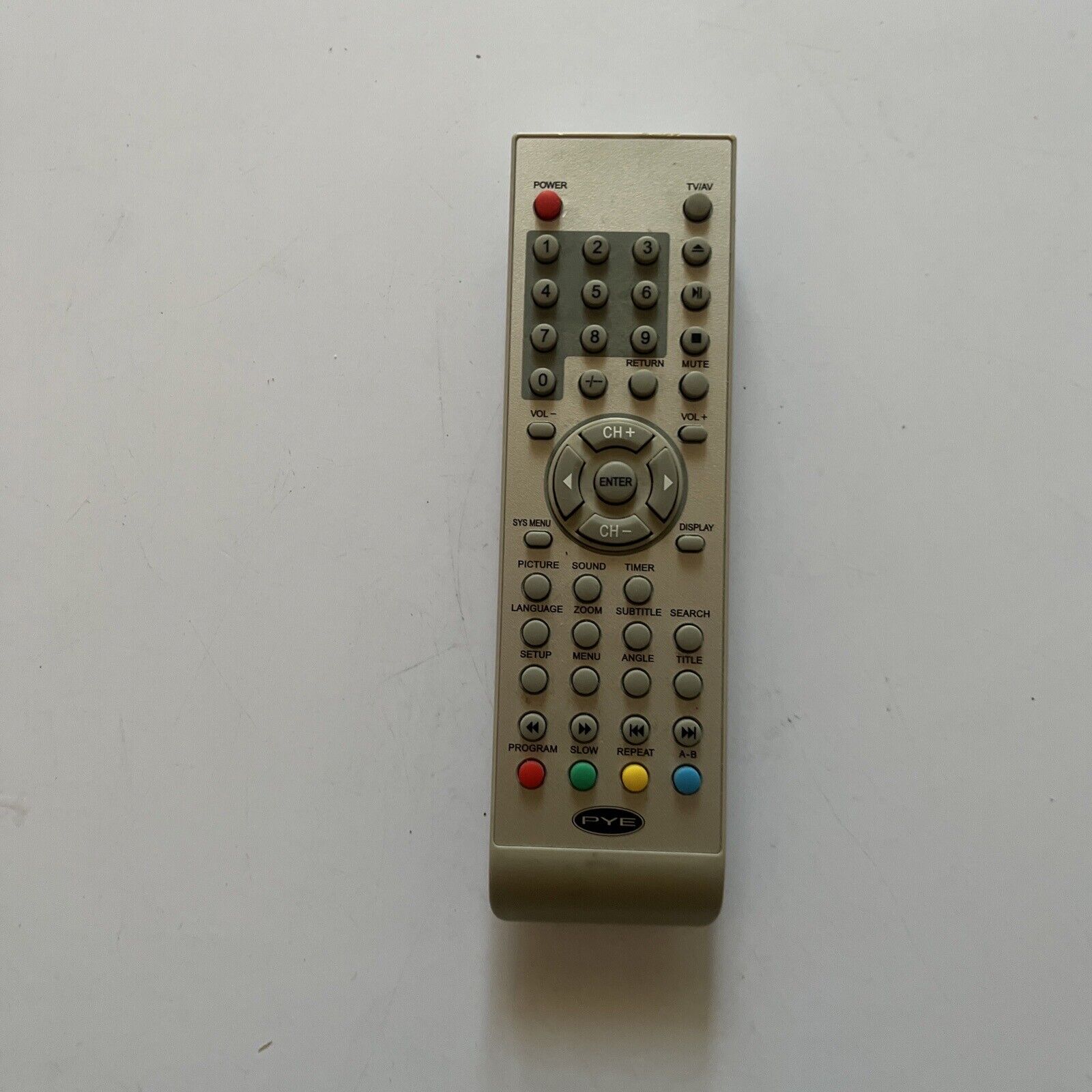 Genuine Pye GCOVA1028SJ Remote Control – Retro Unit