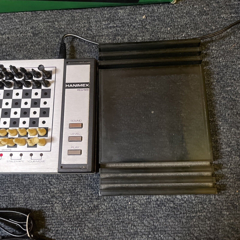 Hanimex HCG 1500 Computer Electronic Chess Board Game Complete – Retro Unit