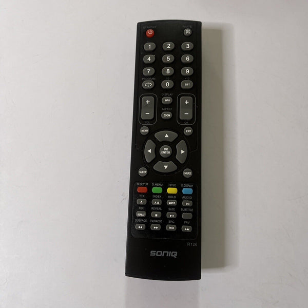 Genuine Soniq R126 Remote Control – Retro Unit